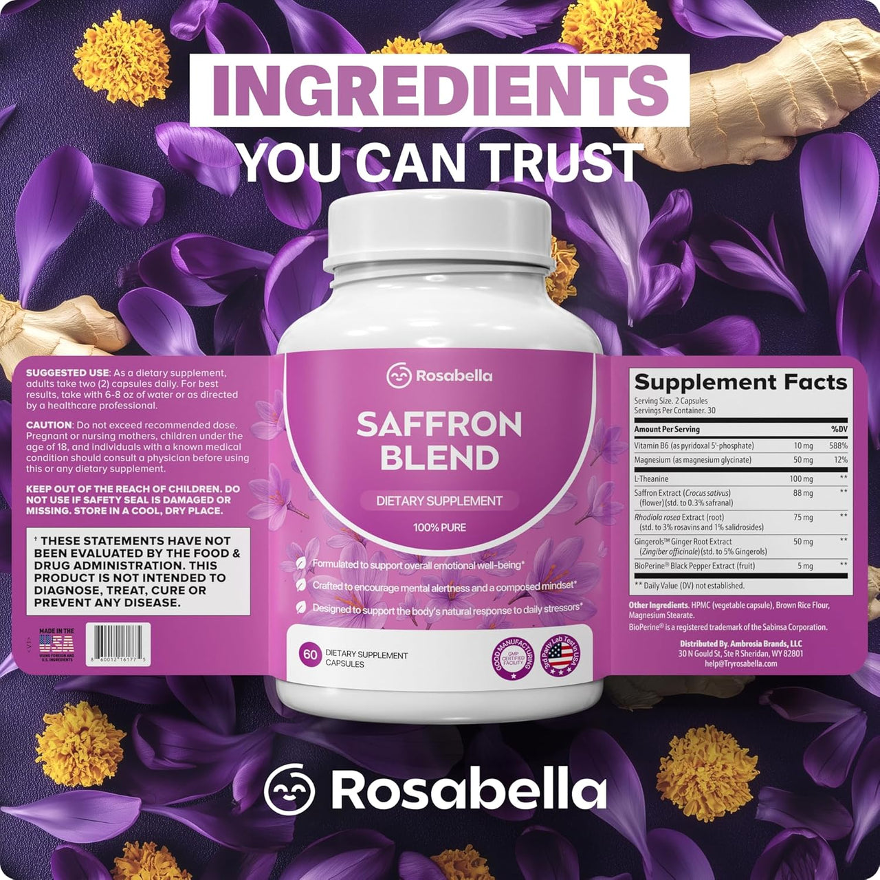 Rosabella Saffron Blend