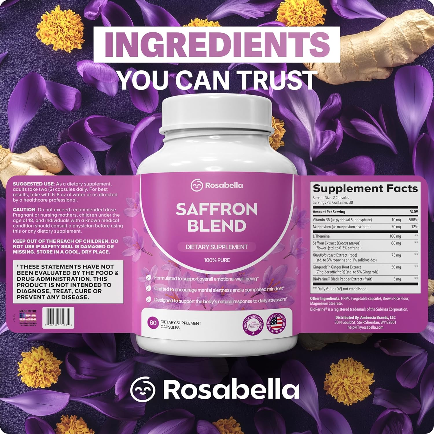Rosabella Saffron Blend
